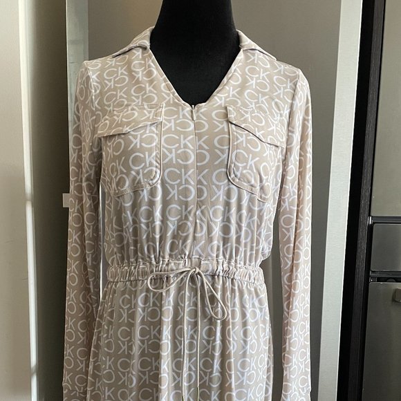 Calvin Klein | Dresses | Nwt Calvin Klein Work Dress Logo Detail | Poshmark
